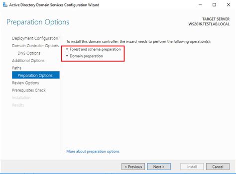 Prepare Active Directory Windows Server 2016 Dc Adprep Virtualization Howto