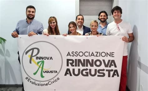 Augusta Costituita Associazione “rinnova Augusta” Lex Assessore 5