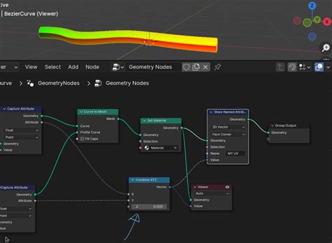 Is There A Way To Set The UV Map Of Say A Pipe Generated In Geometry Nodes Modeling Blender