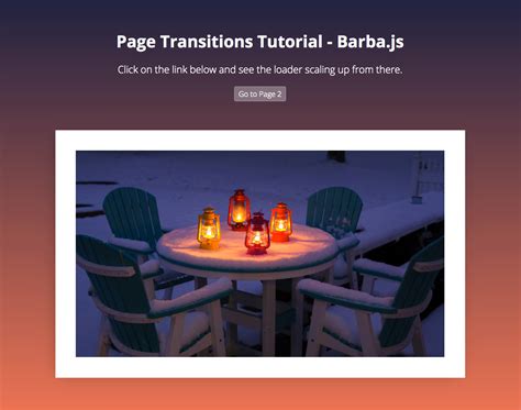 page transitions tutorial barba and greensock part 2 ihatetomatoes