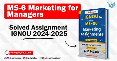 Ms 6 Marketing For Managers Solved Assignment Ignou 2021 2022