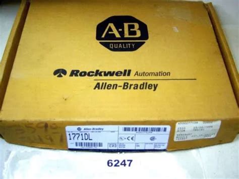 Allen Bradley Input Module Grey Encoder 1771 Dl Yyq Meses Sin Interés