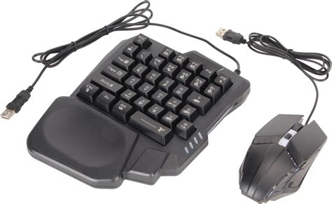 Gaming Keyboard Mouse Converter Set Game Keyboard Mouse Converter Combo Rgb Backlit Rich