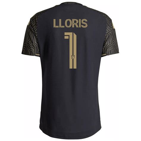 Adidas Mens Lloris Lafc Authentic Match Home Jersey 2627 Blackgold