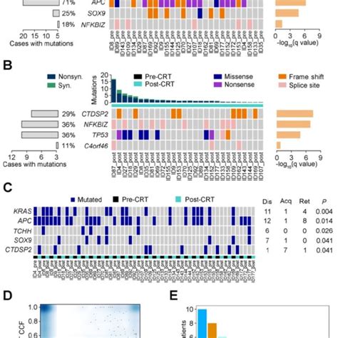 Recurrent Mutations In Rectal Cancer Before And After Crt