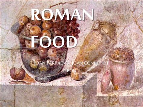 Ppt Roman Food Powerpoint Presentation Free Download Id1296073