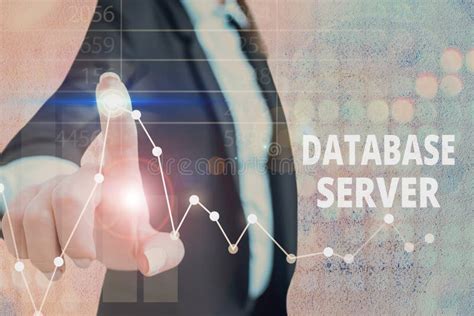 Handwriting Text Database Server Concept Meaning Uses A Database Application That Provides