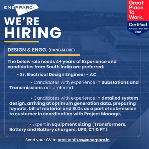 Sai Prashanth On Linkedin Enerparc Substations Transmissions
