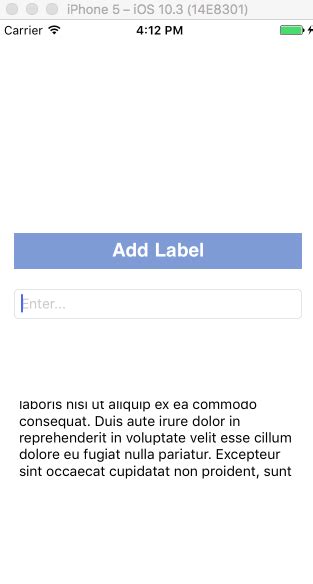 Uiview Swift Ios Remove View When Textfield Textview And