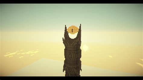 Eye Of Sauron Tower Minecraft Lego Tower Of Barad Dur Moc Update 18