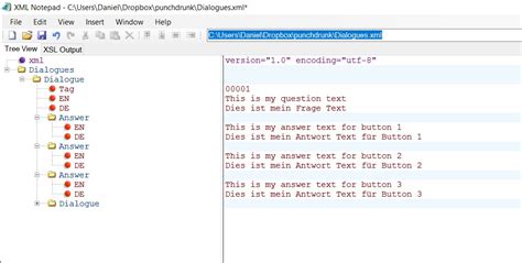Xml Based Dialogue System Punch Drunk By Indifferent Penguin