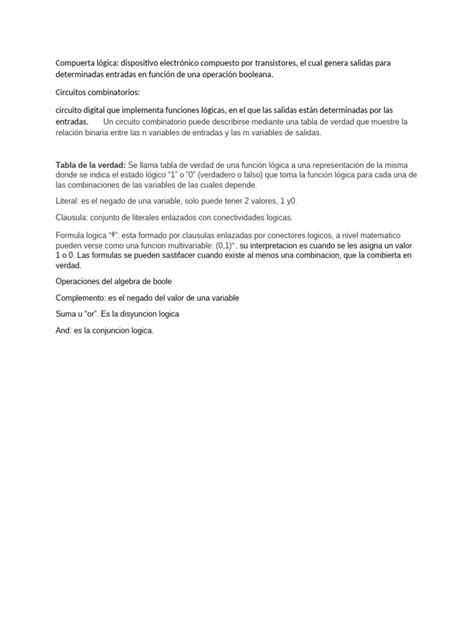 Circuitos Combinatorios Pdf Circuitos Combinatorios Pdf