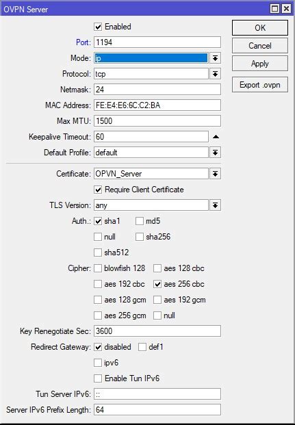 Configurar Servidor Openvpn En Mikrotik Tecnocripto