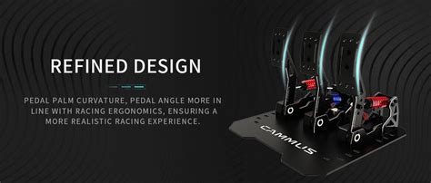 Cammus Lc100 Load Cell Pedals Cosmic Byte