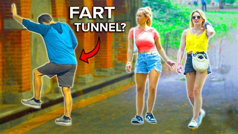 Funny Fart Prank In Central Park Farts From Above 😂 Practical Joke