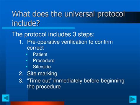 Ppt Universal Protocol Guide Powerpoint Presentation Free Download