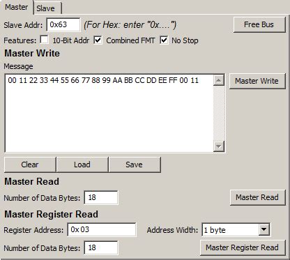 How Do I Use The Combined I C Format For Bit Addresses Total Phase