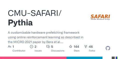 github cmu safari pythia a customizable hardware prefetching framework using online