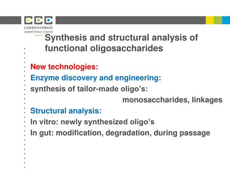 Ppt Synthesis And Structural Analysis Of Functional Oligosaccharides Powerpoint Presentation
