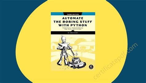 Automate The Boring Stuff With Python 3rd Edition Pdf