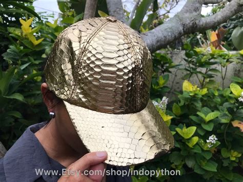 Indopython Gold Python Hat The Best Python Accessories