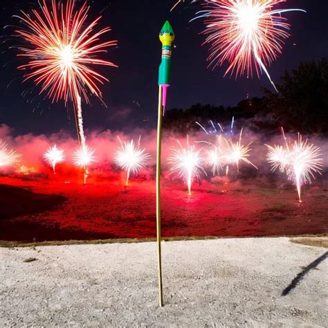 Display Sky Rocket Medium රොකට් Surain Fireworks