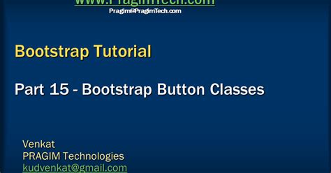 Sql Server Net And C Video Tutorial Bootstrap Button Classes