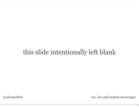 Sex Lies And Instant Messenger V1 Ppt