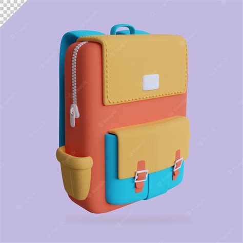Premium Psd 3d Rendering Bag Illustration