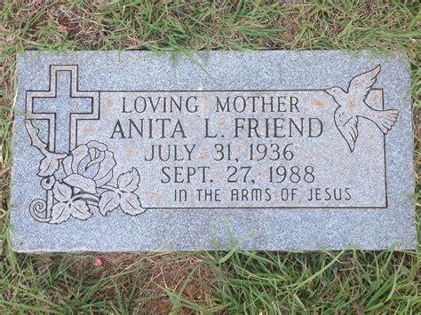 Anita Lois Sanders Friend 1936 1988 Homenaje De Find A Grave