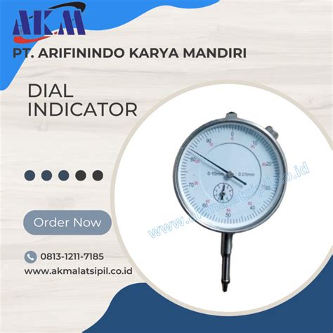 Dial Indicator PT Arifinindo Karya Mandiri Supplier Alat Teknik Sipil Bandung