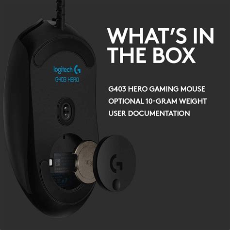 Logitech G403 Lightsync Gaming Mouse With Hero Sensor Gamestop Pakistan