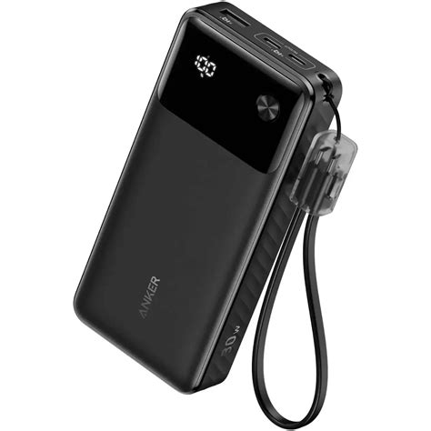 Power Bank Anker Mah Powercore K Mah W Power Bank W Usb C Cable Black Ank