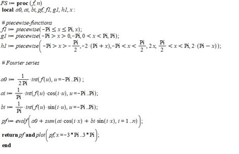 3 40 Points Write A Maple Procedure Fs Which Takes