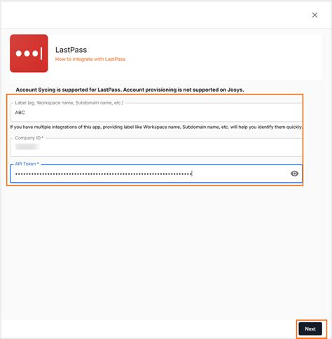 Lastpass Integration Help Center