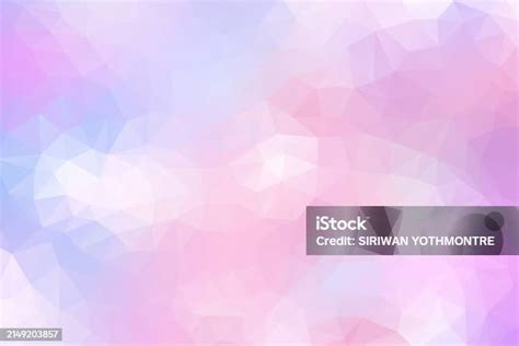 파스텔 무지개 낮은 폴리 삼각형 모자이크 배경 배너 웹 템플릿 포스터 배경 등에 대 한 벡터 일러스트 0명에 대한 스톡 벡터 아트 및 기타 이미지 Istock