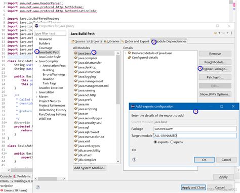 在eclipse中使用jdk9或以上版本引用类时出现 The Type Xxx Is Not Accessible 错误the Type