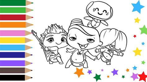 Introduzir 66 Imagem Desenhos Para Colorir Mini Beat Power Rockers