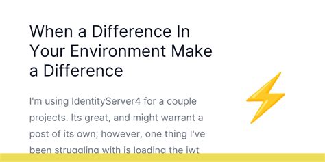 When A Difference In Your Environment Make A Difference Bross Tribe