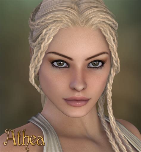 Athea V4 Girl 3d Figure Assets Digipixel