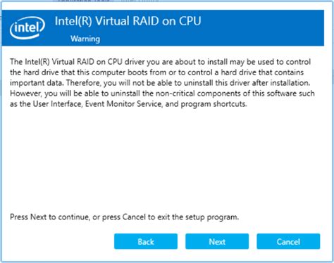 Windows — Intel Virtual Raid On Cpu Internet