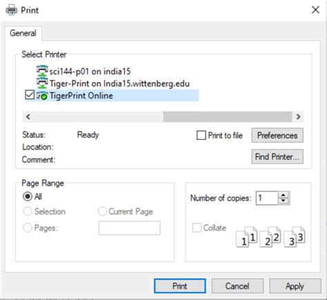 Printing And The UniFLOW Online Service Wittenberg University