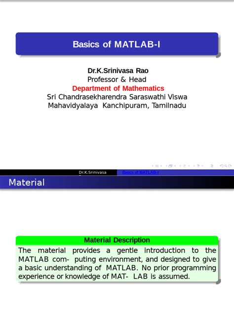 Basics Of Matlab I Pdf