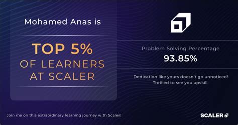 Mohamed Anas On Linkedin Scaler Continuouslearning