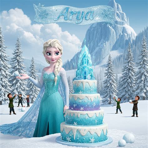 Elsa Birthday Cards Silly Robot Cards