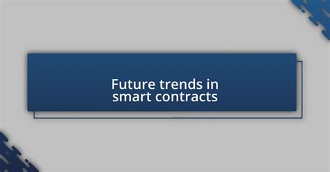 How I Automated Agreements With Smart Contracts • Sindie Sg