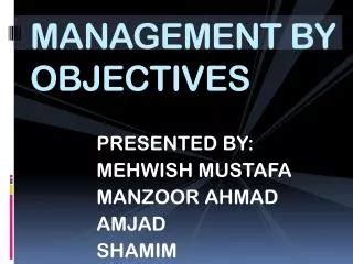 PPT Management By Objectives MBO PowerPoint Presentation Free Download ID