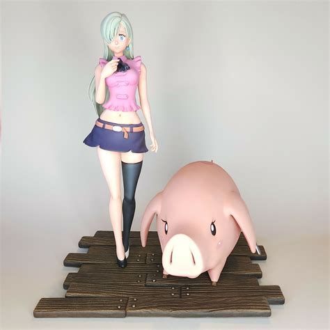 Файл Stl Элизабет и Хоук Семь смертных грехов 👾・Дизайн для загрузки и 3d печати・cults