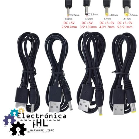 Cable Usb 5v 9v A Plug Electronica Hl