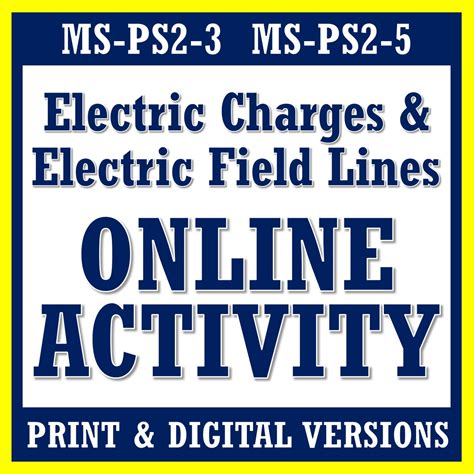 static electricity electric charges and field lines activity flying